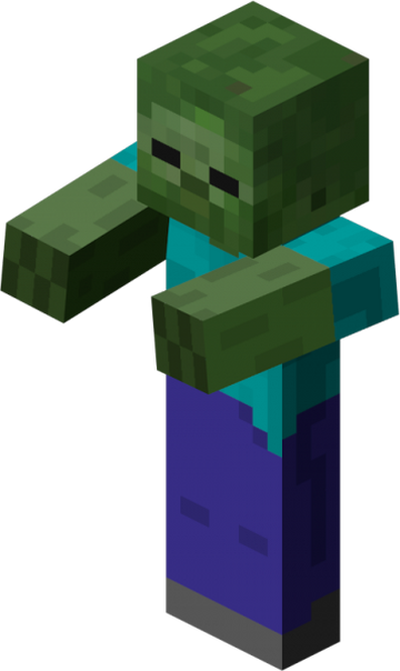Zombie Minecraft Iron Armor