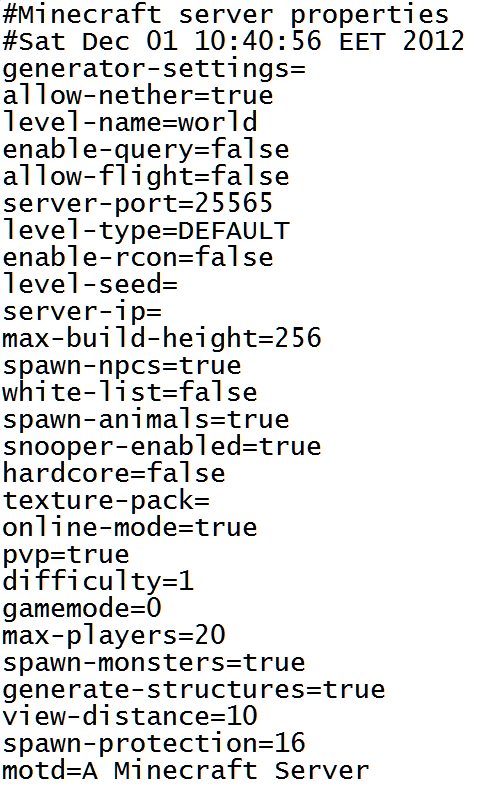 Server.properties | Minecraft Wiki | Fandom