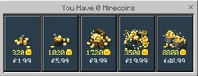 Minecoins | Minecraft Wiki | Fandom