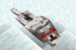 Minecraft Angry Wolf Face