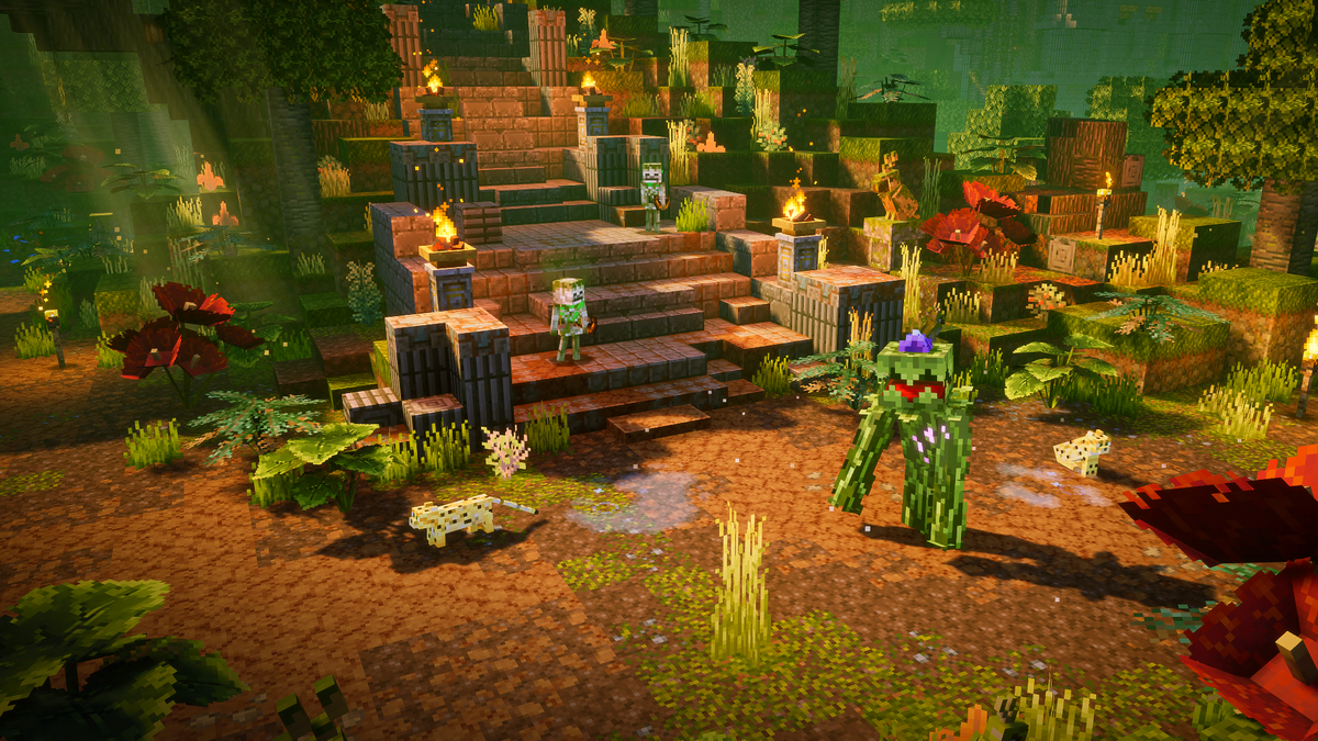 Minecraft Dungeons Der Dschungel Erwacht Minceraft Wiki Fandom