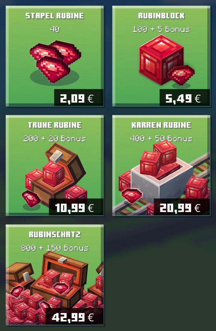 Minecraft Earth: Rubin | Minceraft Wiki | Fandom