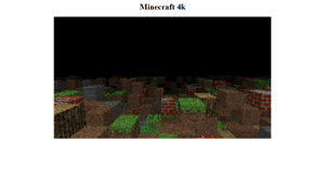 Minecraft 4k – Le Minecraft Wiki