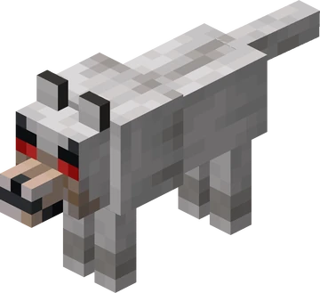 Minecraft Block Template Wolf