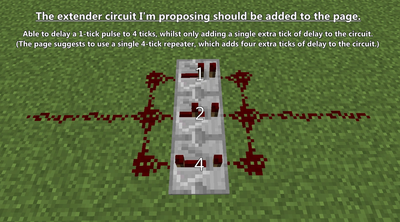 Minecraft How To Delay A Redstone Circuit