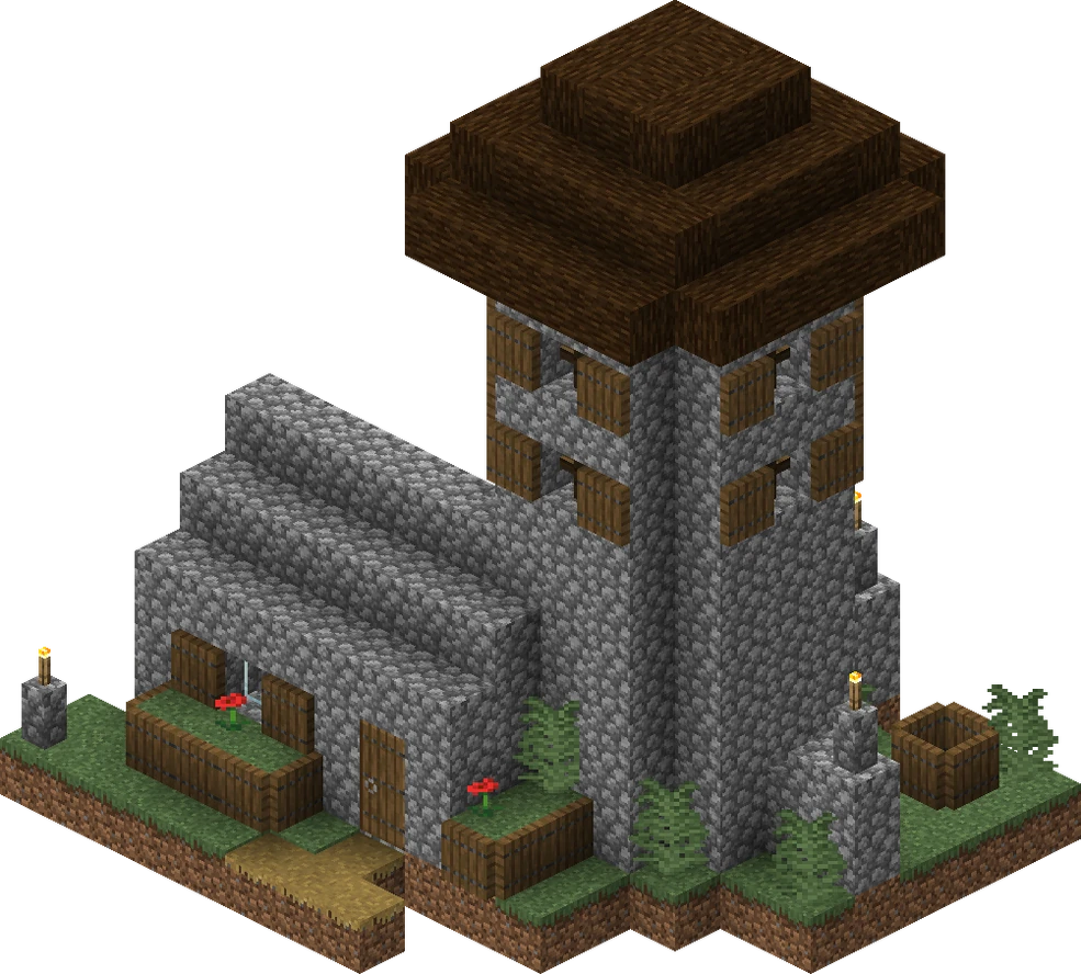 Minecraft Medieval Village Blueprints