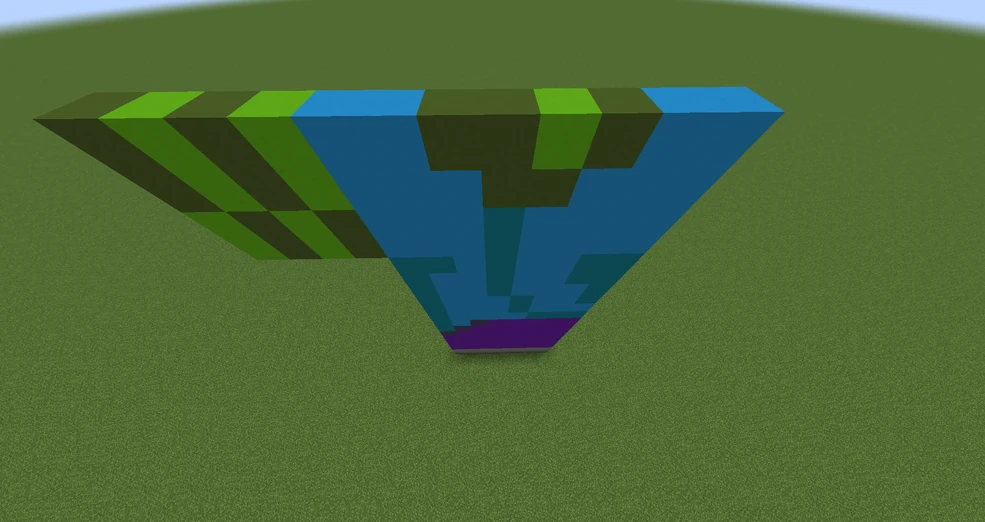 Minecraft Zombie Pixel Art Grid