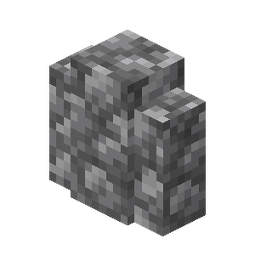 Minecraft Mossy Cobblestone Texture