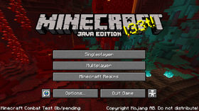 Java Edition Combat Test 8b – Minecraft Wiki