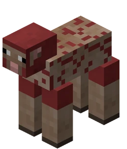 Minecraft Red Sheep