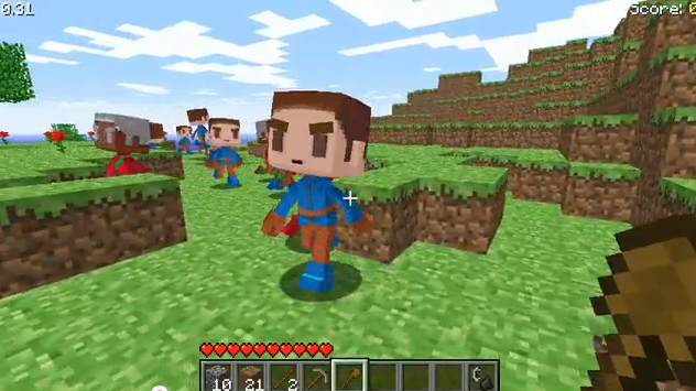 Minecraft Pictures Of Steve And Mobs