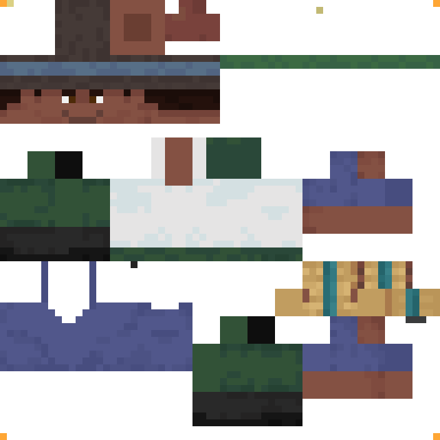 Minecraft Villager Skin Template