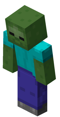 Minecraft Zombie Render