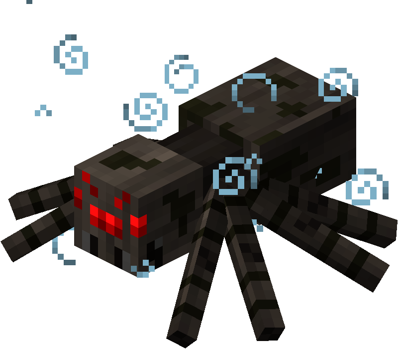 Pixel Art Du Visage D'araignée De Minecraft