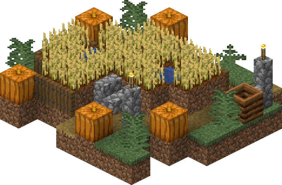 Minecraft Village Farm Blueprints