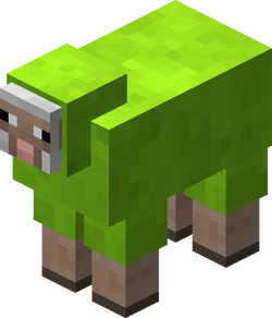 Minecraft Green Sheep