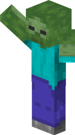 Minecraft Zombie Transparent
