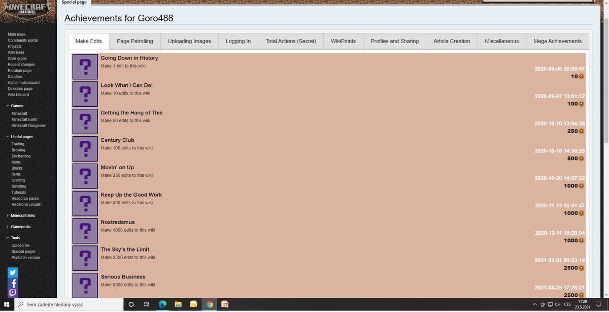 Minecraft Wiki:Admin noticeboard/Archive 38 – Minecraft Wiki