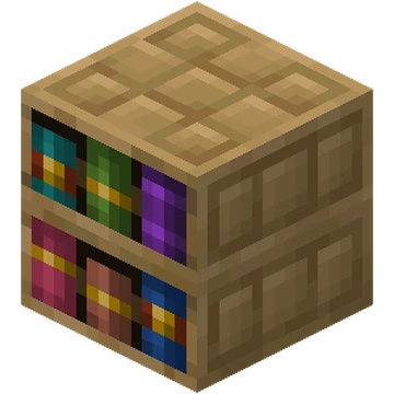 how to make bookshelf in minecraft ps4