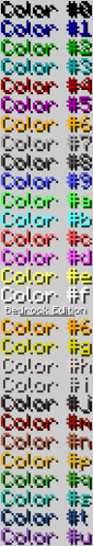 Códigos de formatação - Minecraft Wiki