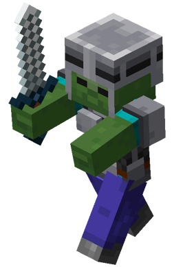 Minecraft Zombie Render