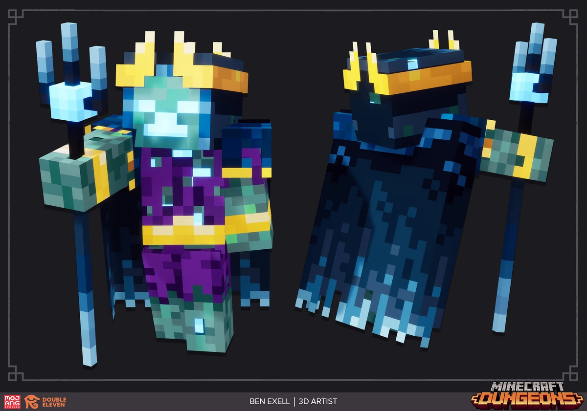 Minecraft Dungeons:Drowned Necromancer – Minecraft Wiki