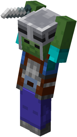 Minecraft Zombie Render