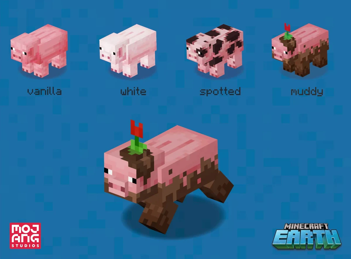 Minecraft Earth:Spotted Pig - Minecraft Wiki
