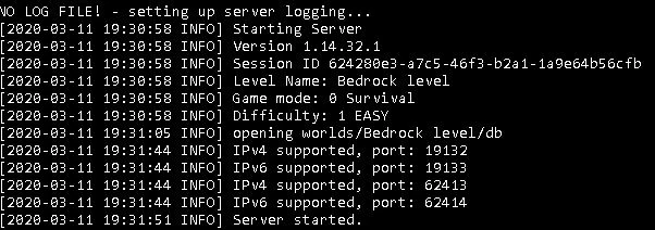 Talk:Bedrock Dedicated Server – Minecraft Wiki