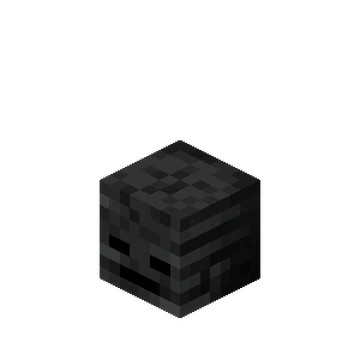 Skeleton Head Minecraft Wool