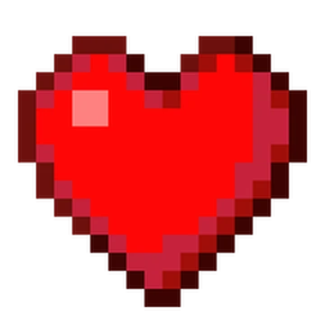 how to make minecraft heart