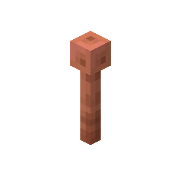 Minecraft Lightning Pole Use An Upside Down Lightning Rod And A Candle