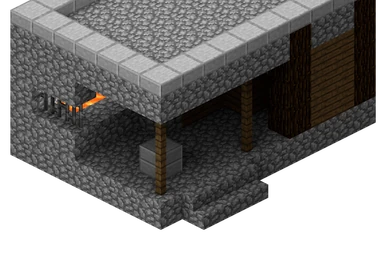 Minecraft Papercraft Villager Blacksmith Template