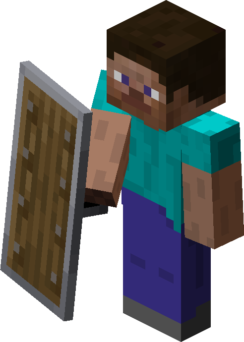 Steve With Shield