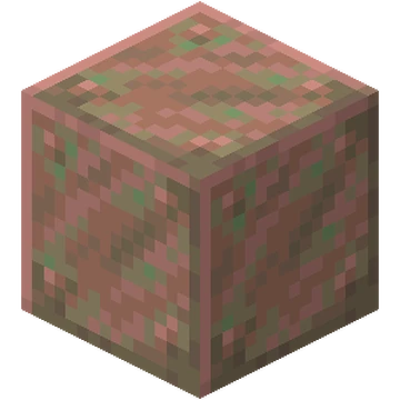 oxidized copper block texture