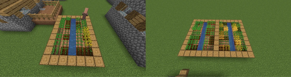 Minecraft Village Farm Blueprints