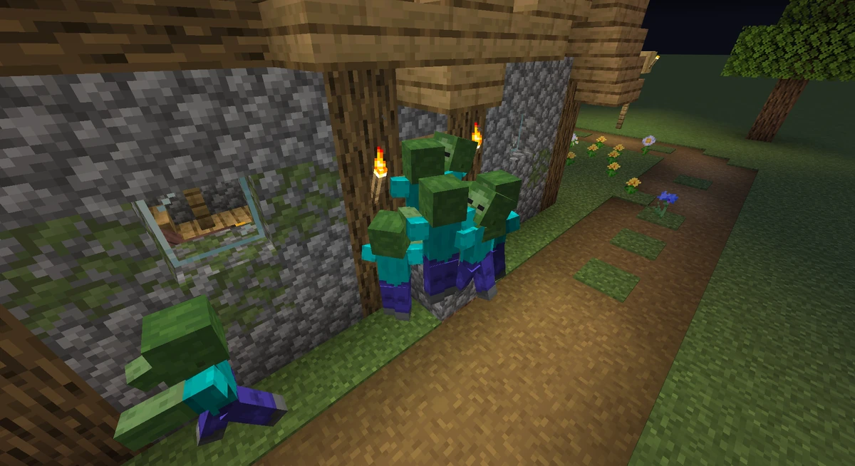 Zombie siege – Minecraft Wiki