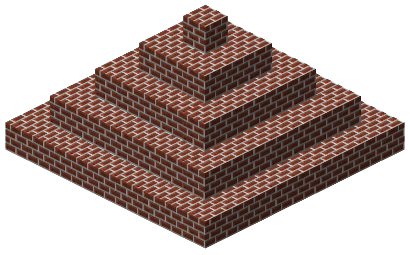 Brick pyramid – Minecraft Wiki