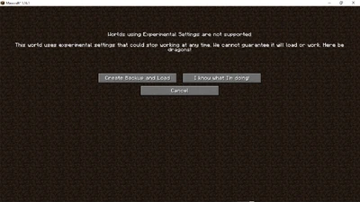 Talk:Experimental Gameplay – Minecraft Wiki