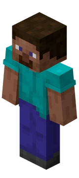 Steve Minecraft Side View
