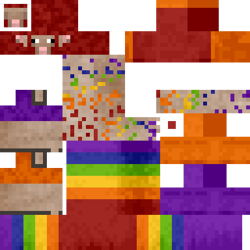Rainbow Sheep Minecraft Skin