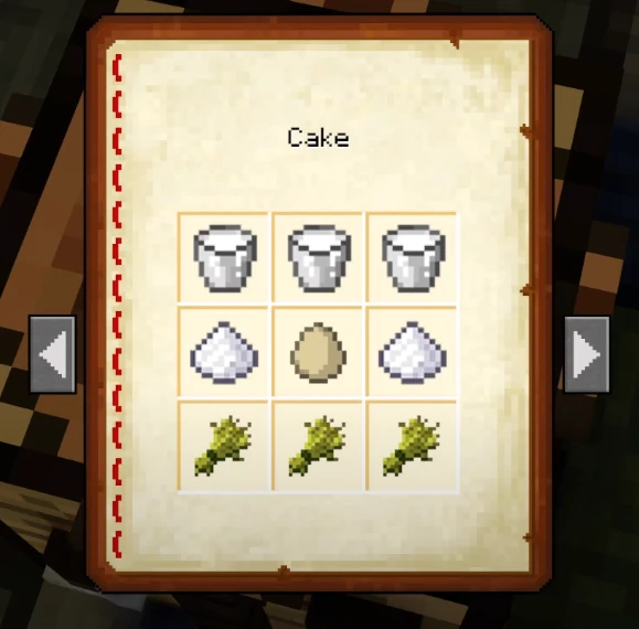 Minecraft Recipe Book