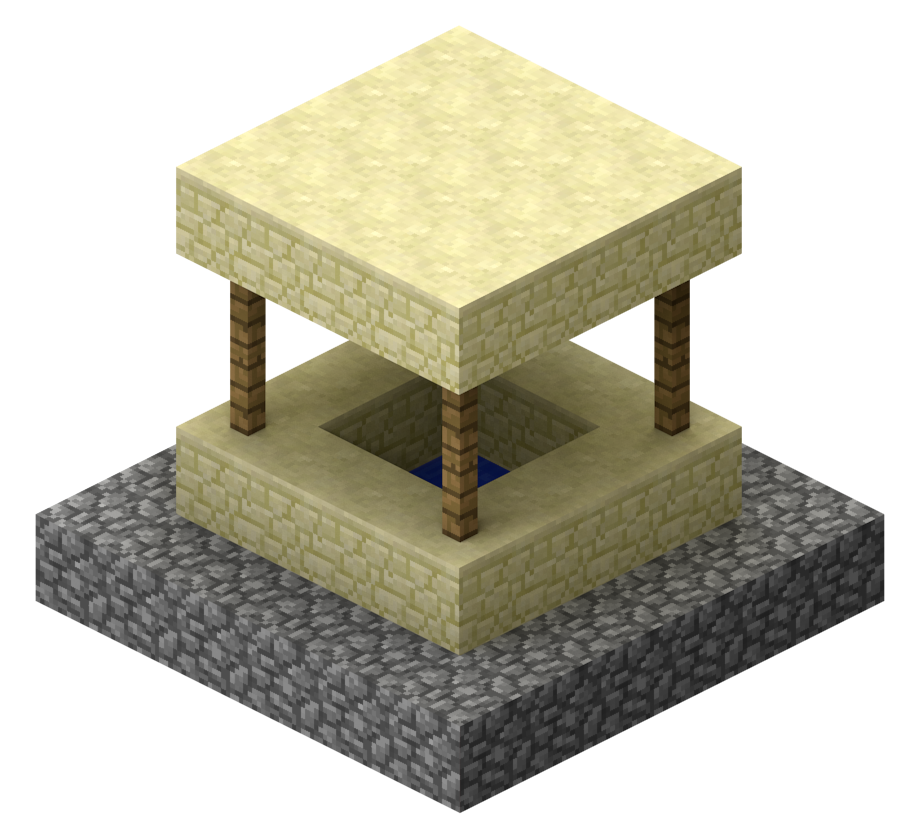 Minecraft Village Well Blueprints