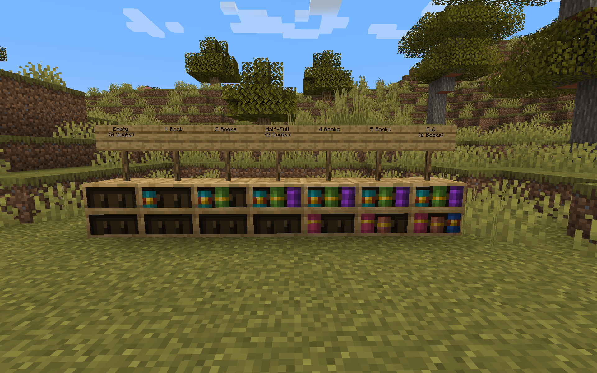 How To Make A Bookshelf In Minecraft