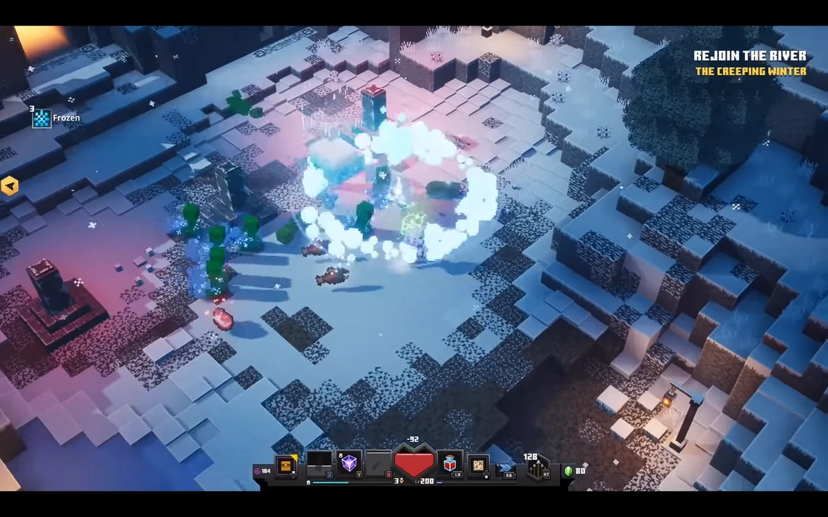 Dungeons:Creeper de hielo - Minecraft Wiki