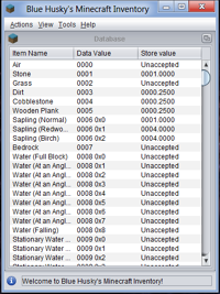Tutorials/Programs and editors/Helpers/Blue Husky's Minecraft Inventory – Minecraft Wiki
