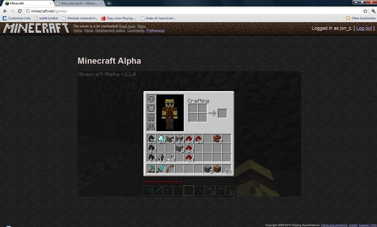 Java Edition Alpha v1.1.0 - Minecraft Wiki