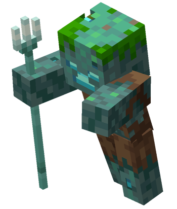 Minecraft Dungeons:Trident Drowned – Minecraft Wiki
