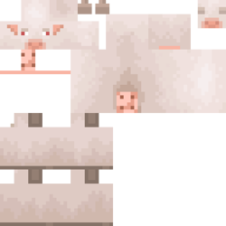 Minecraft Cow Skin Template