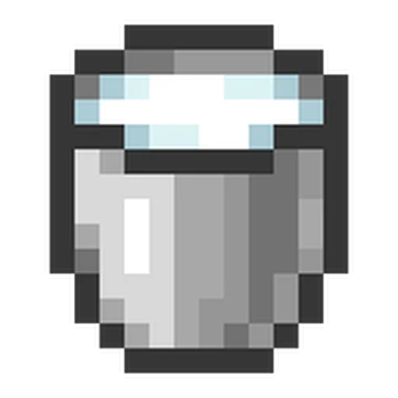 Minecraft Milk Bucket Pixel Art